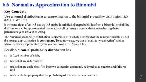 Normal As Approximation To Binomial PPTX Computer Software And Applications Computing