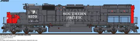 Sp Sd40t 2 By Railfanmatt4 On Deviantart