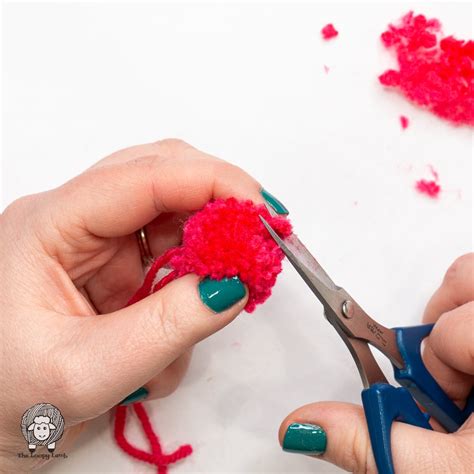 How To Make Diy Pom Pom Earrings With Scrap Yarn Tutorial