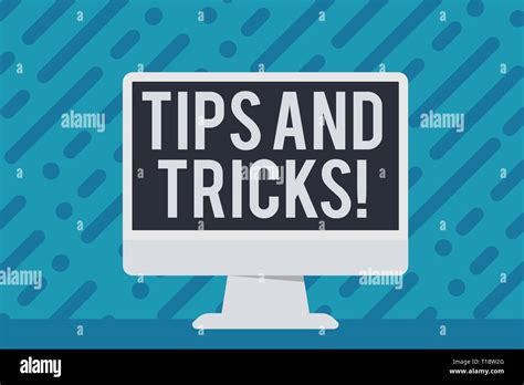 Handwriting Text Writing Tips And Tricks Conceptual Photo Means Piece Advice Maybe Suggestion