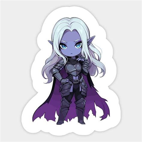 Cute Dnd Drow One Dnd Sticker Teepublic