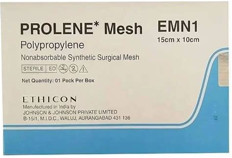 White Ethicon Prolene Mesh At ₹ 950 Piece In Ahmedabad Id 2856285721348