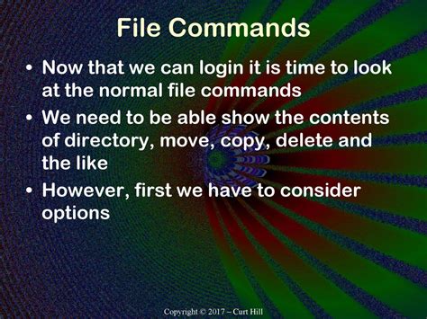 Unixlinux Commands Using Bash Copyright © 2017 Curt Hill Ppt Download