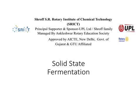 Pdf Solid State Fermentation Srict Dokumen Tips