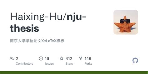 Github Haixing Hu Nju Thesis Xelatex
