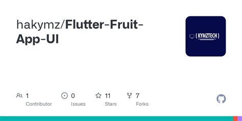 GitHub Hakymz Flutter Fruit App UI