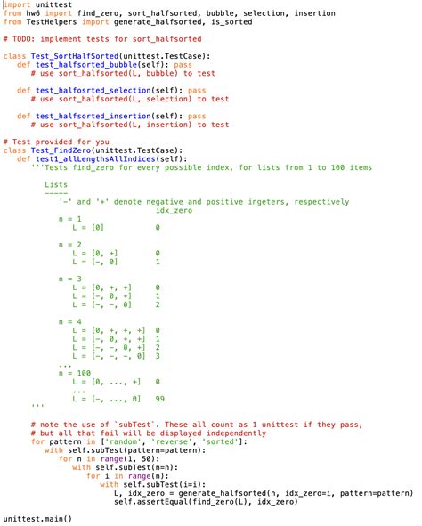 Solved Mod 6 Homework Quadratic Sorts We Will Use Half
