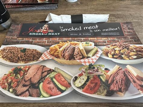 Menu At Joe Smoked Meat Le Grand Marché Restaurant Québec City