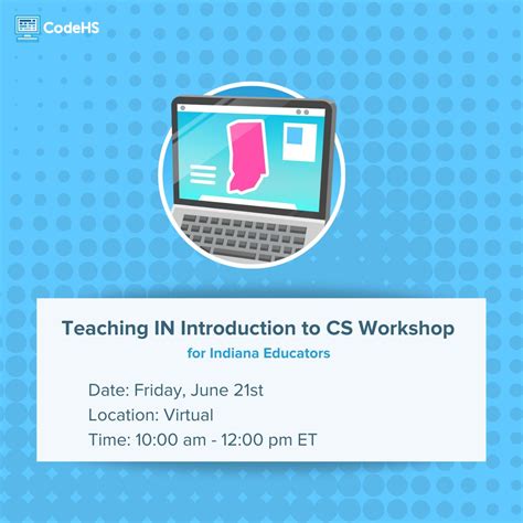 indiana educators join codehs for a free workshop designed to explore