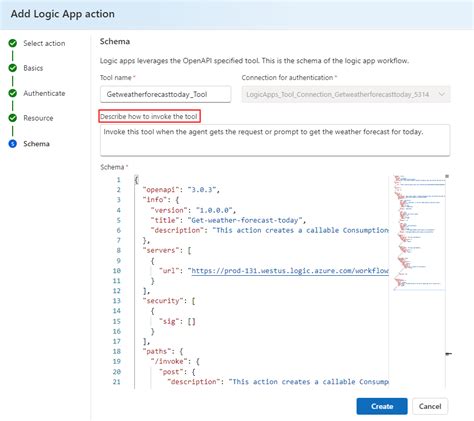 Azure Ai Foundry でエージェントに対してアクションとしてワークフローを実行する Azure Logic Apps Microsoft Learn