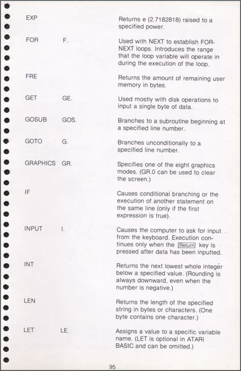 Atari Basic Atari 65xe