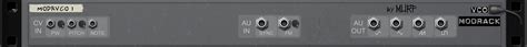 MODRACK VCO VCO Synth Module Shop Reason Studios