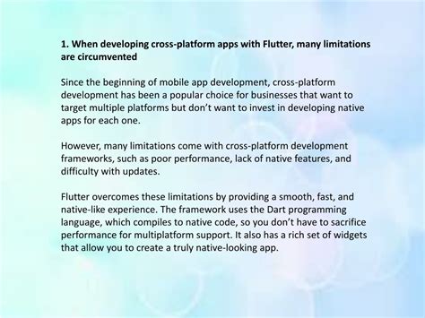Ppt Why Should Startups Choose Flutter For Mobile App Development Powerpoint Presentation Id