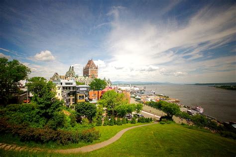 풍경 강 해안 집 캐나다 퀘벡 Hd 배경 화면 Wallpaperbetter