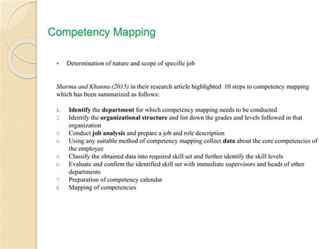 Competency Mapping Importance And Applications Useful For Freshers And Experienced