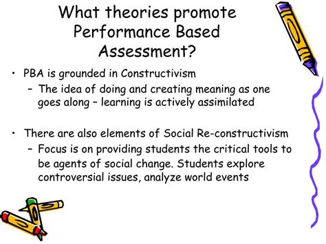 PPT Performance Based Assessment PowerPoint Presentation Free Download ID