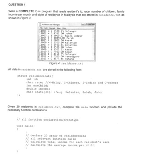 solved question 1 write a complete c program that reads
