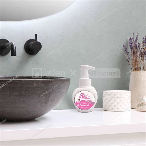 โฟมล้างมือแอนตี้แบคทีเรีย ขวดปั๊ม Spaclean ขนาด 250 มล สีชมพู ไทวัสดุ
