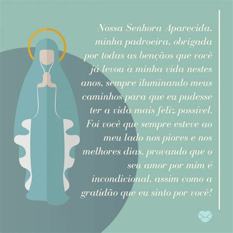 Mensagem De Gratidão A Nossa Senhora Aparecida Inspire Se