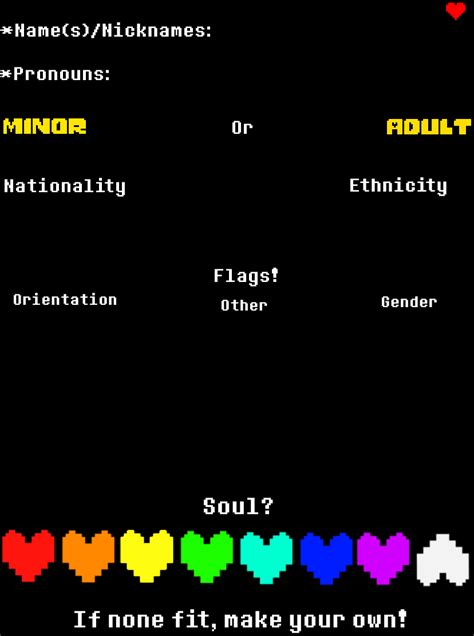 Made An Undertale Based Intro Template R Xenogendersandmore