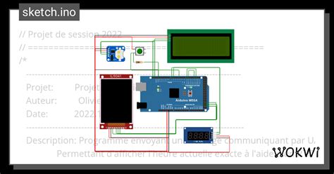 Projet Session 2022 Wokwi ESP32 STM32 Arduino Simulator