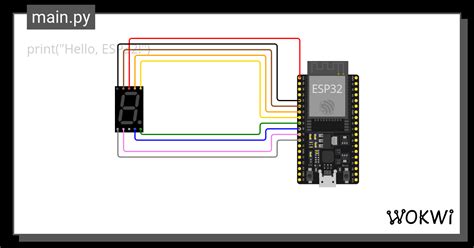数码管实验 Wokwi Esp32 Stm32 Arduino Simulator