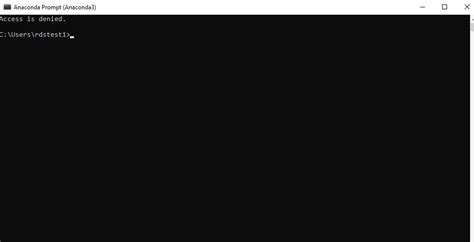 Anaconda Prompt Access Denied Issue Continuumio Anaconda Issues Github