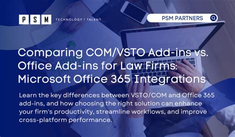 Comparing Comvsto Add Ins Vs Office Add Ins For Law Firms