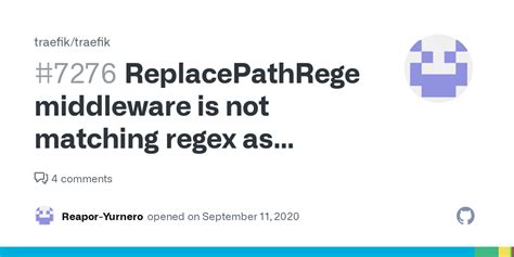Replacepathregex Middleware Is Not Matching Regex As Expected · Issue