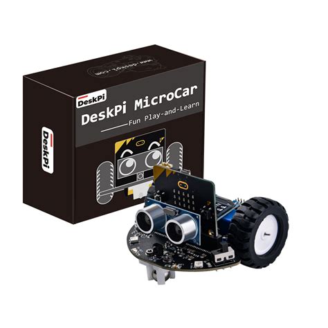 52pi Deskpi Microcar Kit Compatible With Microbit V2 Not Include