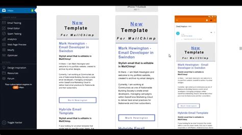 MailChimp Editable Template YouTube