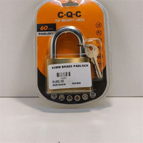 Cqc 60mm Brass Padlock Asa Fasteners