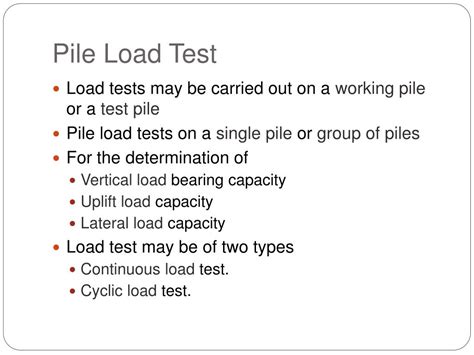 PPT Pile Foundations PowerPoint Presentation Free Download ID 601480