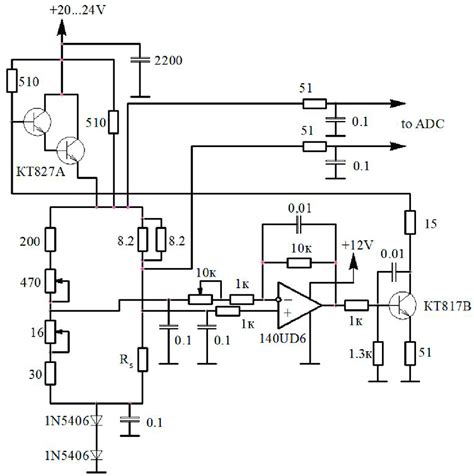 Electronic Circuit Of The Developed Constant Temperature Hot Wire Download Scientific Diagram