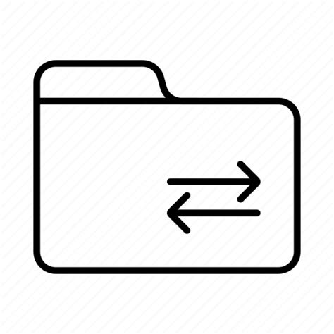 folder copy move navigation duplicate arrow files icon download