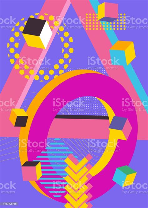 빈티지 기하학적 모양 배경입니다 간단한 사용 중 패턴입니다 포스터 책 표지 뉴스레터 소셜 미디어 배경을 위한 추상적인 기하학적