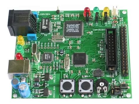 Tarjeta Con Interface Ethernet Para Lpc2124 Arm7tdmi U Cuotas Sin Interés