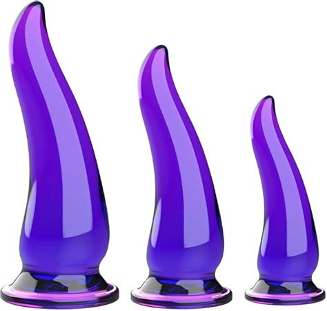 Silicone Anal Dildo 3 Sizes Kit Realistic Dildo With