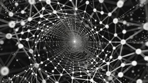 Circular S Of Nodes Symbolizing The Decentralized Nature Of A