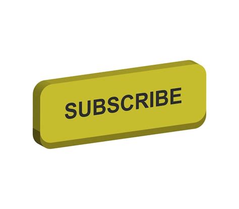 Subscribe Button Premium Vector