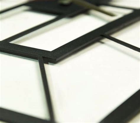 Rectangular Metal Wall Clock With Large Numbers Metal Wall Etsy