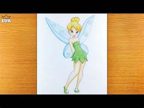 How To Draw Tinkerbell Step By Step Im Youtuber Follow My Videos