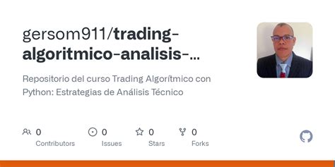 github gersom911 trading algoritmico analisis tecnico repositorio