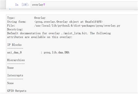 Could Not Find Ip Or Hierarchy Lstmtop0 In Overlay Support Pynq