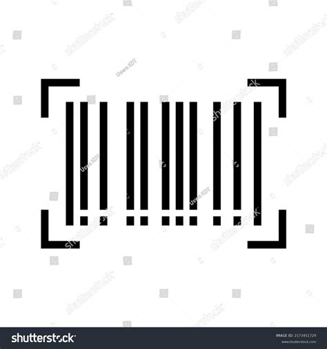 Barcode Icon Barcode Scan Sign Vector Stock Vector Royalty Free Shutterstock