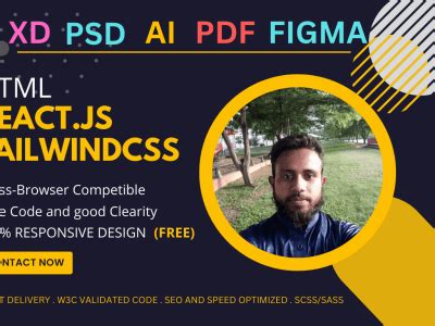 Figma Pdf Xd To Html Css And React Js Upwork