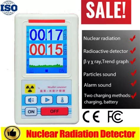 Geiger Counter Nuclear Radiation Detector Gm Beta Gamma X Ray Radioactive Tester Eur 49 97