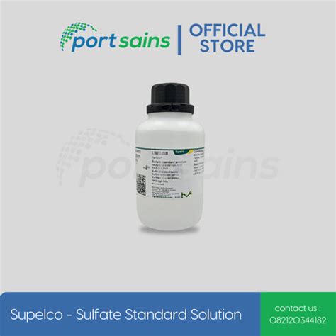 Promo Supelco Sulfate Standard Solution Kab Bandung Portsains
