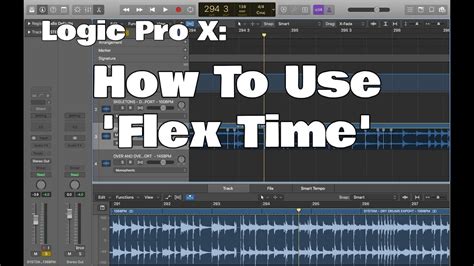 Logic Pro X - How To Use Flex Time - YouTube