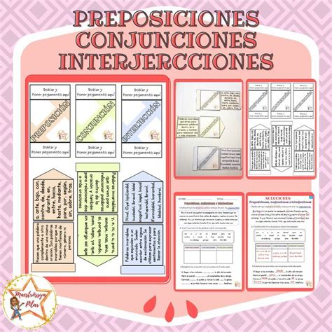 Preposiciones Conjunciones E Interjecciones Material Didáctico De